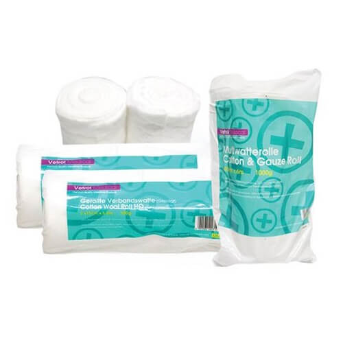 Vetrol Cotton Wool 2 X 15cm - 500g – amacronequine-nz